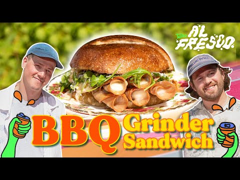 Trypophobia Warning! Mortadella-Stuffed BBQ Grinder Sandwich | Twisted ...